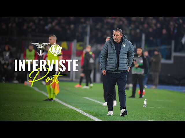 🗣️ LE INTERVISTE A MISTER SARRI, PELLEGRINI E MARUSIC | LAZIO-CREMONESE 0-0