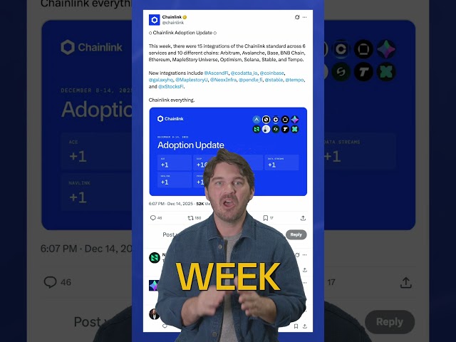 Chainlink News: CMTA Adopts Chainlink, Sergey Nazarov Named Most Influential, & More