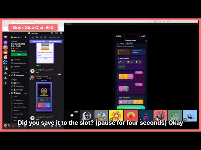 Brick Side Chat #63 (Part 1) | Rolling Burger, Re:Luv & TreeMe Miniapp Highlights