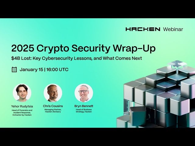 2025 Crypto Security Wrap-Up | Webinar