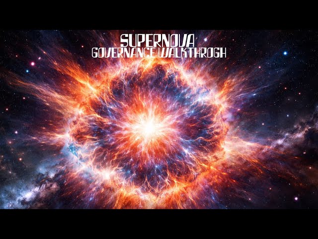 Supernova Governance Walkthrough