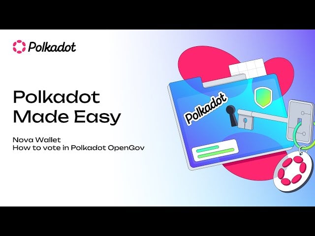 Polkadot Made Easy: How to Vote in Polkadot OpenGov using NovaWallet