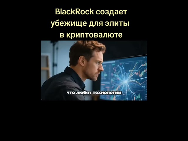 BlackRock криптой спасет элиту от экономического кризиса. #крипта #blackrock