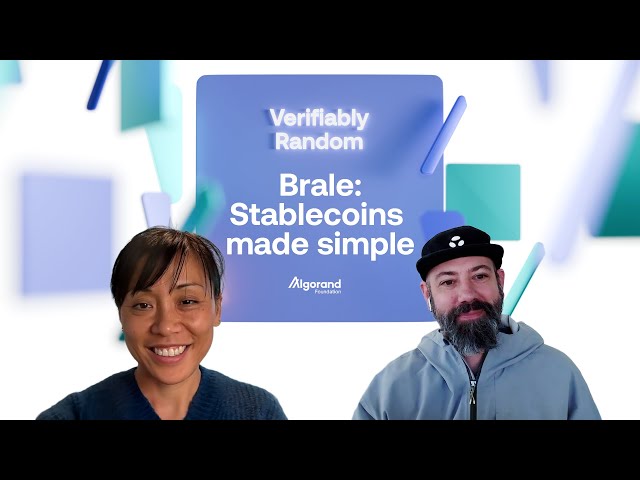Verifiably Random S3:E10 - Custom stablecoin issuance and orchestration with Brale CEO Ben Milne