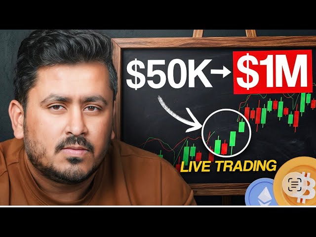 Trading #Bitcoin & #Ethereum Live ! $50k to $1M
