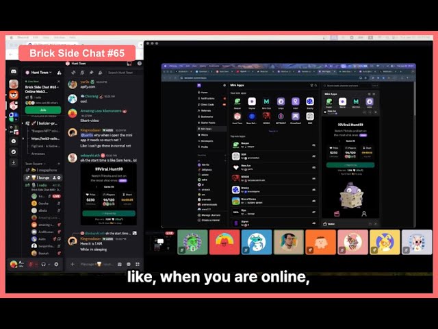 Brick Side Chat #65 | Hunt Town Update | Likes.fun trending on Farcaster | Tips for vibe coders