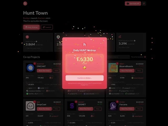 Santa $HUNT Daily Airdrop!