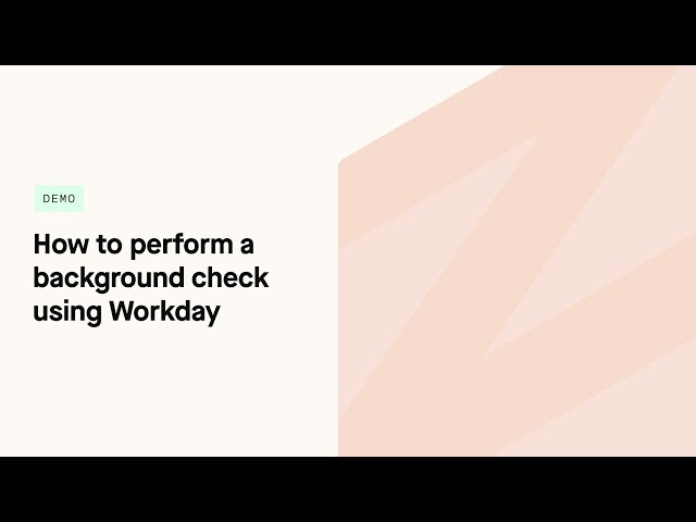 How to use the Zinc x Workday integration