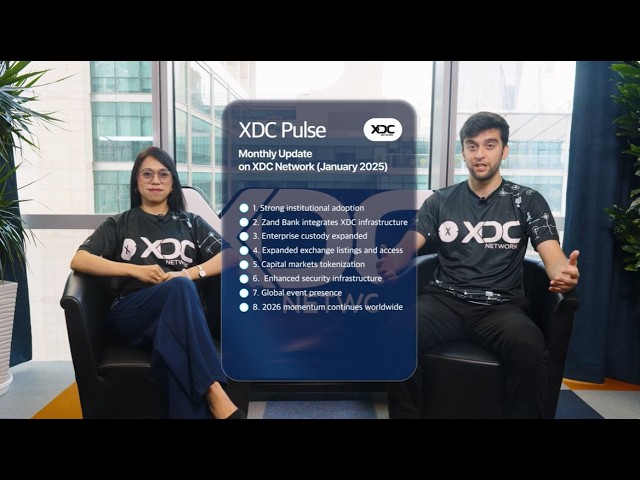 XDC Pulse | January 2026 Ecosystem Update | Institutional Adoption, RWA Growth & Global Expansion