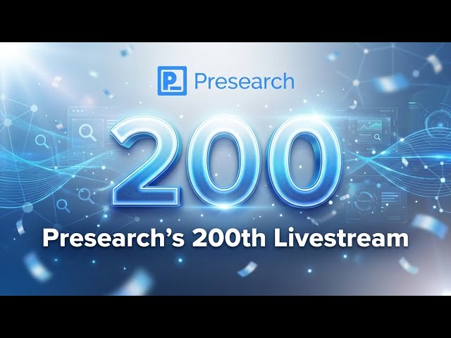 Presearch's 200th News Update Livestream | 2 Years of Building the Decentralized Search Engine 📱