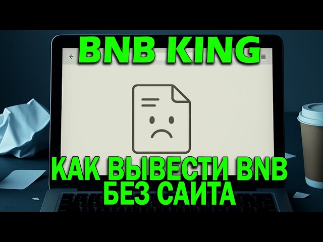 Как вывести BNB без сайта в BNB King | Инструкция