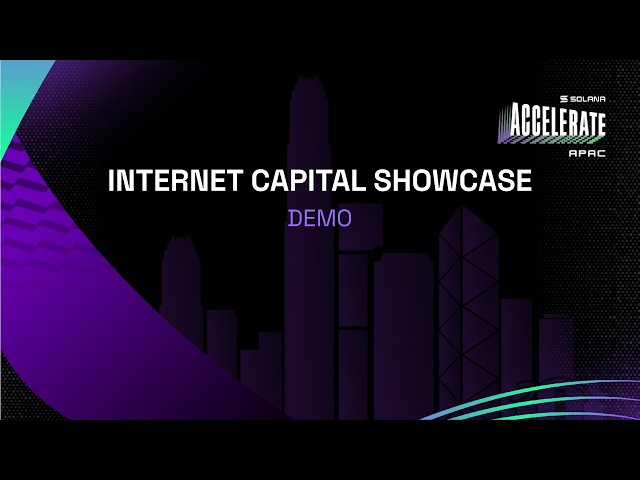 Accelerate APAC 2026: Internet Capital Showcase