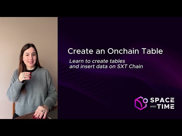 Tutorial: Create a Table and Insert Data