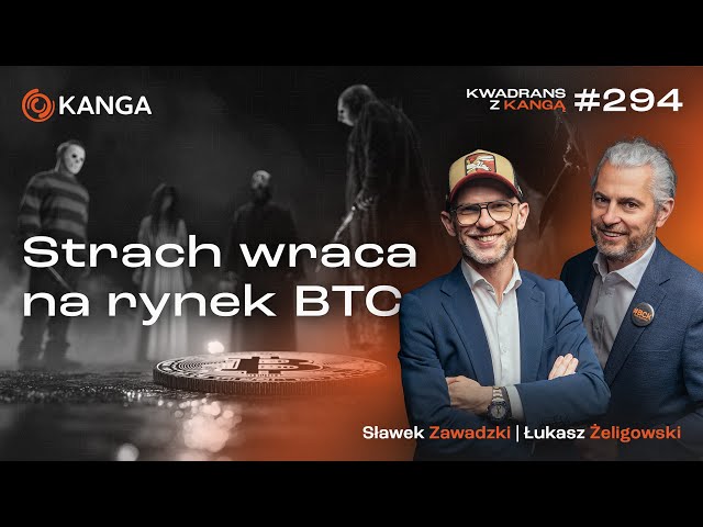Strach wraca na rynek BTC | Kwadrans z Kangą #294