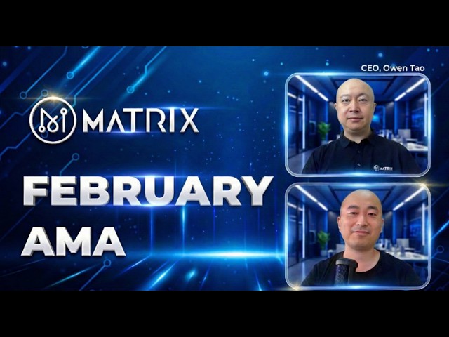 Matrix CEO Reveals the Future: Tokenizing Human Biodata (February AMA)