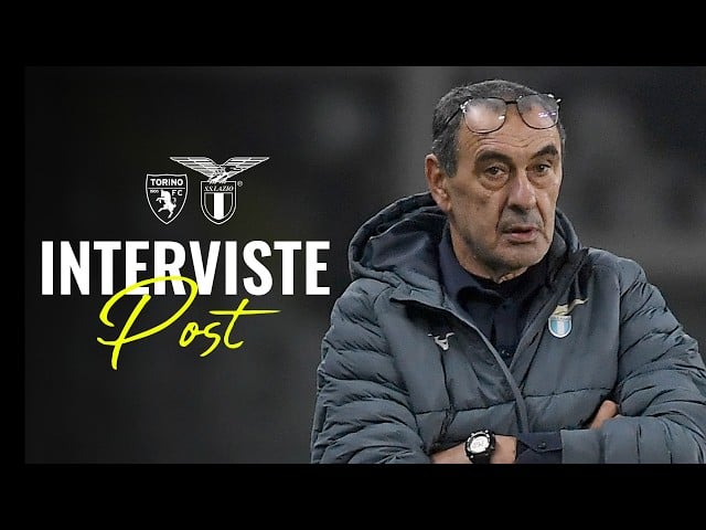 🗣️ LE INTERVISTE A MISTER SARRI E ISAKSEN | TORINO-LAZIO 2-0