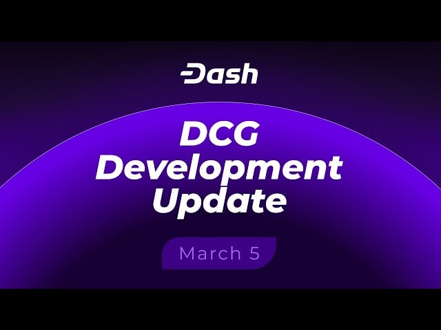DCG Development Update - 2026 March 5
