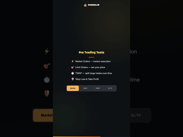 Pangolin Has Limit Orders, TWAP & More #Shorts