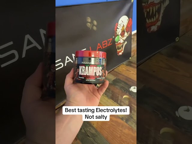 KRAMPUS! THE BEST ELECTROLYTE HYDRATION PRODUCT ON THE MARKET! #insanelabz #preworkout #comedy
