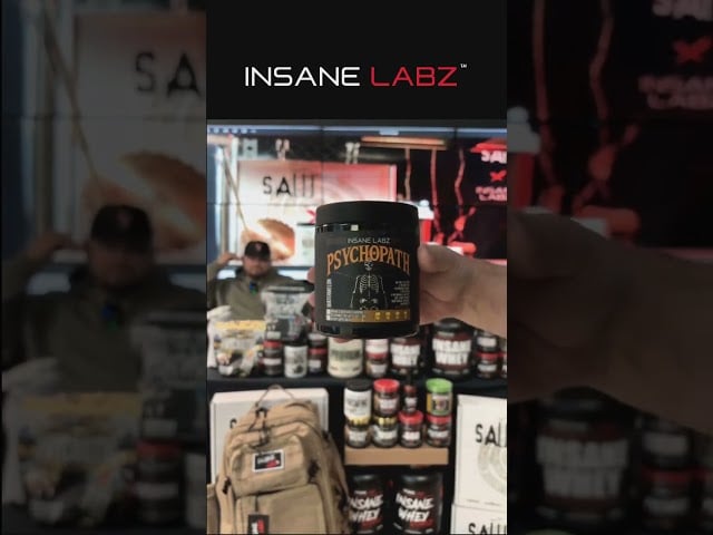 PSYCHOPATH! NOT FOR LITTLE B*****S! #insanelabz #insane #preworkout #supplement #horror #lifting