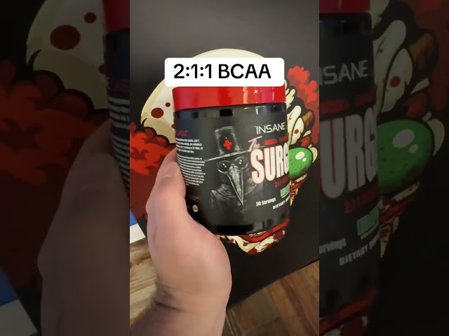 SURGEON 2:1:1 BCAA! #insanelabz #insane #energydrink #bcaa #supplements #horror #lifting #funny