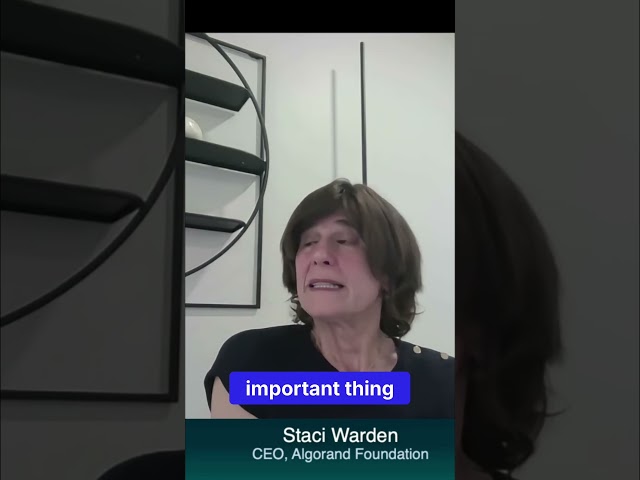 Blockchain's Future  When We Won't Talk About It - Ft. Algorand CEO Staci Warden