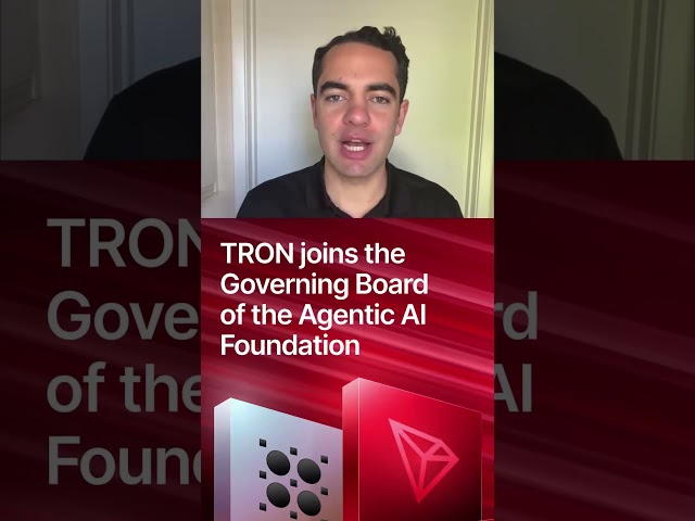 TRON has joined the AAIF as a Gold Member and will serve on the Foundation’s Governing Board.