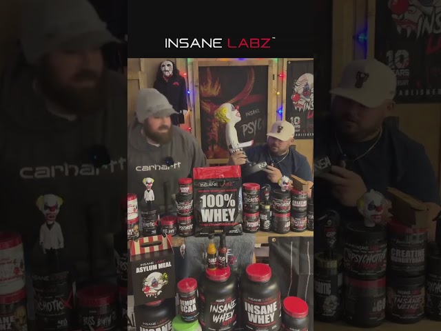 WHAT IF WE AUCTION OF THIS CLOWN STATUE?? WHO WANTS IT?? #insanelabz #preworkout #gym #fitness