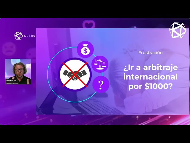 Kleros en Disputas de Consumo | Webinar Del Hate al Like