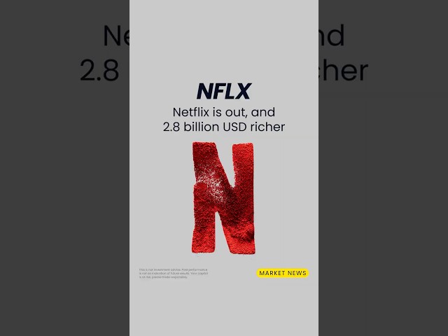 NFLX, the deal has been finalized.