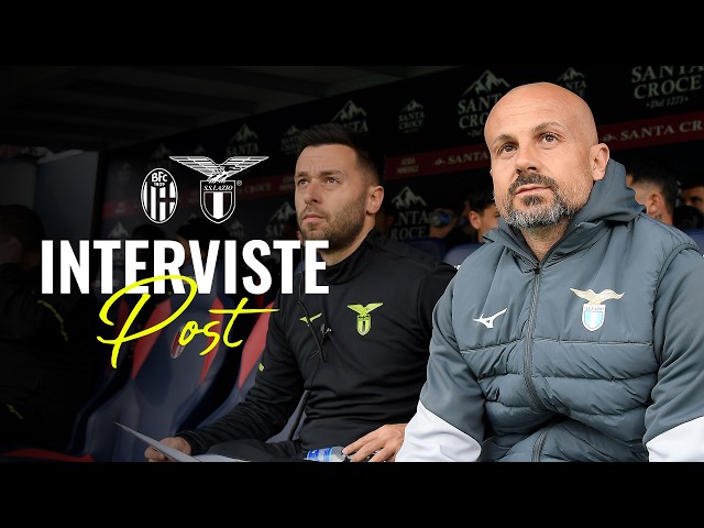 🗣️ LE INTERVISTE A MISTER IANNI, PROVSTGAARD, CANCELLIERI E MOTTA | BOLOGNA-LAZIO 0-2