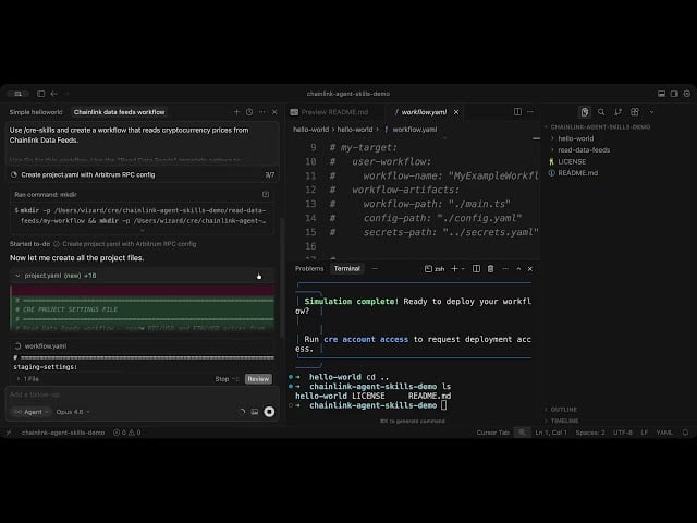 AI + Chainlink Coding: How To Use Agent Skills To Build 10x Faster
