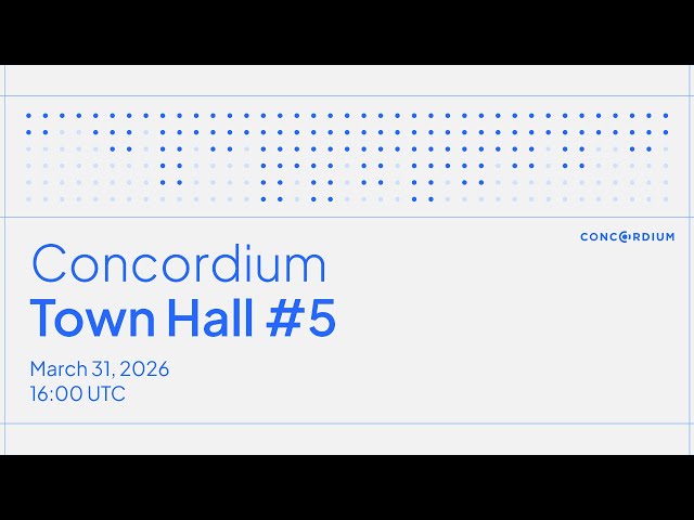 Concordium Town Hall #5
