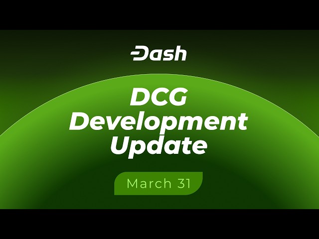 DCG Development Update - 2026 March 31
