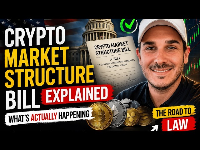 Crypto Market Structure Bill Explained: What’s ACTUALLY Happening JUST FACTS NO CLICKBAIT