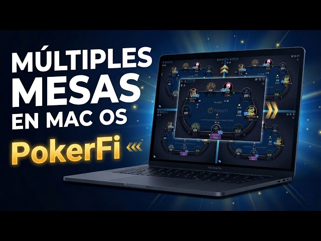 Cómo Jugar en Múltiples Mesas al Mismo Tiempo en el App PokerFi Game (MacOs)