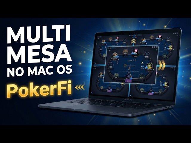 Como Jogar em Múltiplas Mesas ao Mesmo Tempo no App PokerFi Game (MacOs)