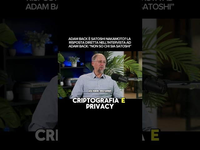 NEW YORK TIMES: ADAM BACK È SATOSHI NAKAMOTO? LA RISPOSTA DIRETTA NELL’INTERVISTA L’8 aprile 2026 il