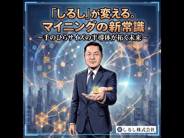 「しるし」が変える。マイニングの新常識～手のひらサイズの半導体が拓く未来～