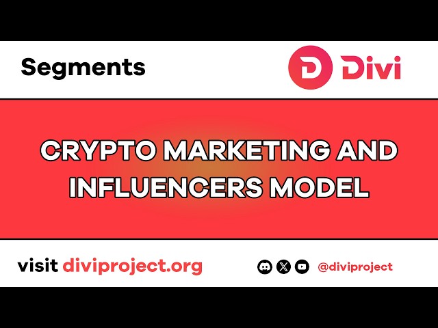 Divi Segments -  Crypto Marketing And Influencers Model