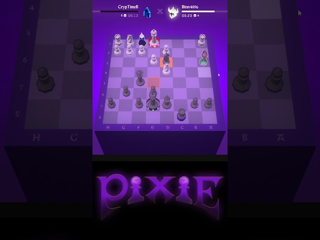 ♟ Pixie chess - Сегодня день начался с победы #pixiechess #chess #airdrop