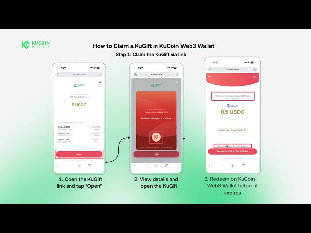 How to Claim a KuGift in the KuCoin Web3 Wallet