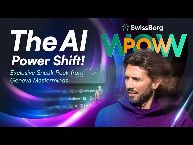 THE AI POWER SHIFT! Exclusive Sneak Peek from SwissBorg Geneva Masterminds | Pow Wow 16