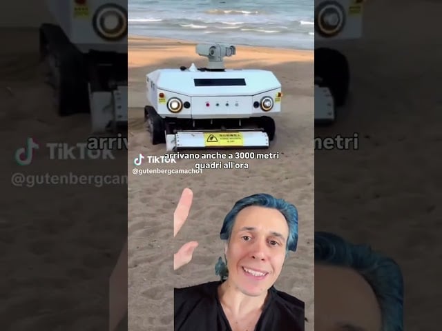 ROBOT CINESI PULISCONO LA SPIAGGIA
