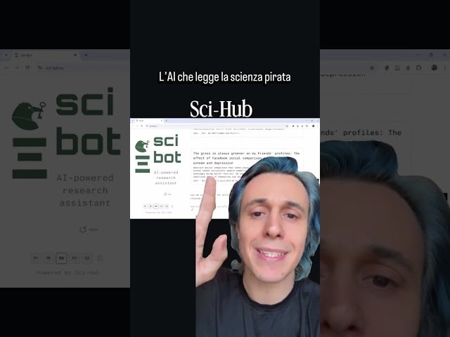 L’AI che legge la scienza pirata Sci-Hub, il sito illegale più famoso del mondo accademico, ha
