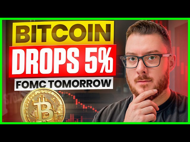 🚨 Bitcoin Drops 5% Ahead of FOMC | Here's What Actually Matters