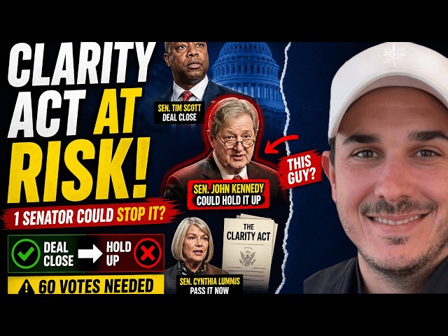 CLARITY Act UPDATE: Deal CLOSE… But One Senator Could Stop It