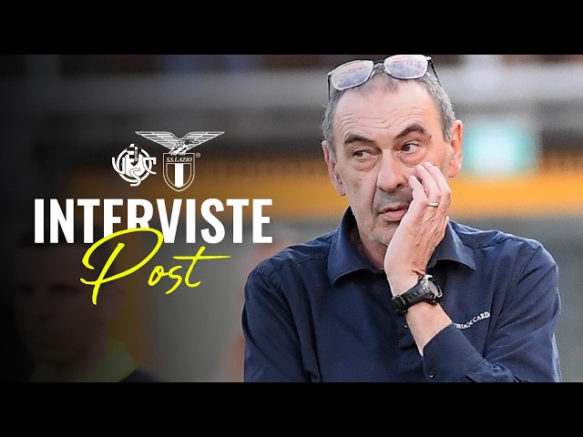 🗣️ LE INTERVISTE A MISTER SARRI, NOSLIN E ISAKSEN | CREMONESE-LAZIO 1-2