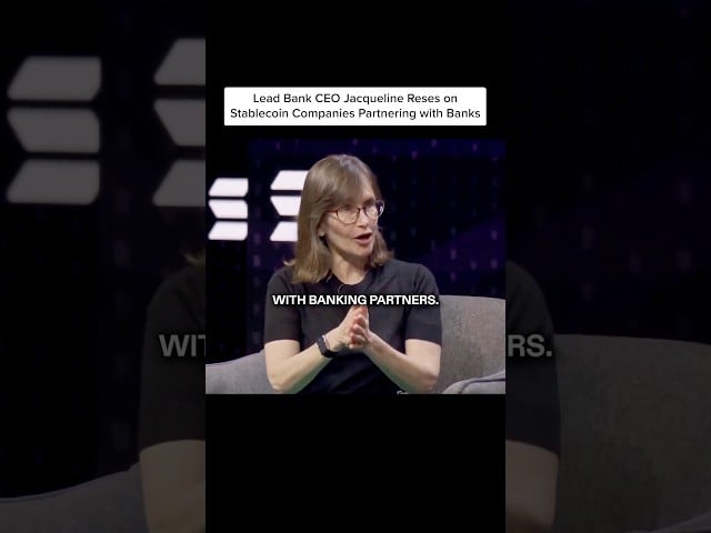 Banks and Stablecoin Companies Can Work Well Together — Lead Bank CEO Jackie Reses