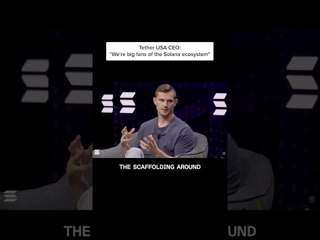 Tether USA CEO: “We’re big fans of the Solana ecosystem”